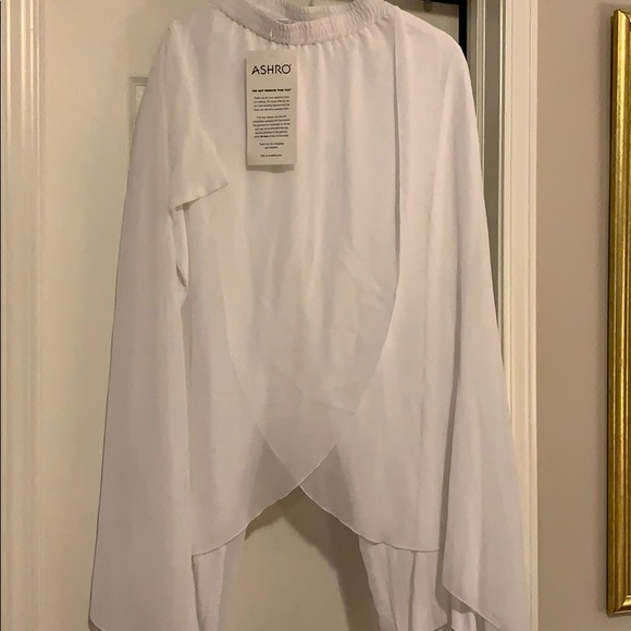 Ashro | Other | White Two Piece Pants Set | Poshmark
